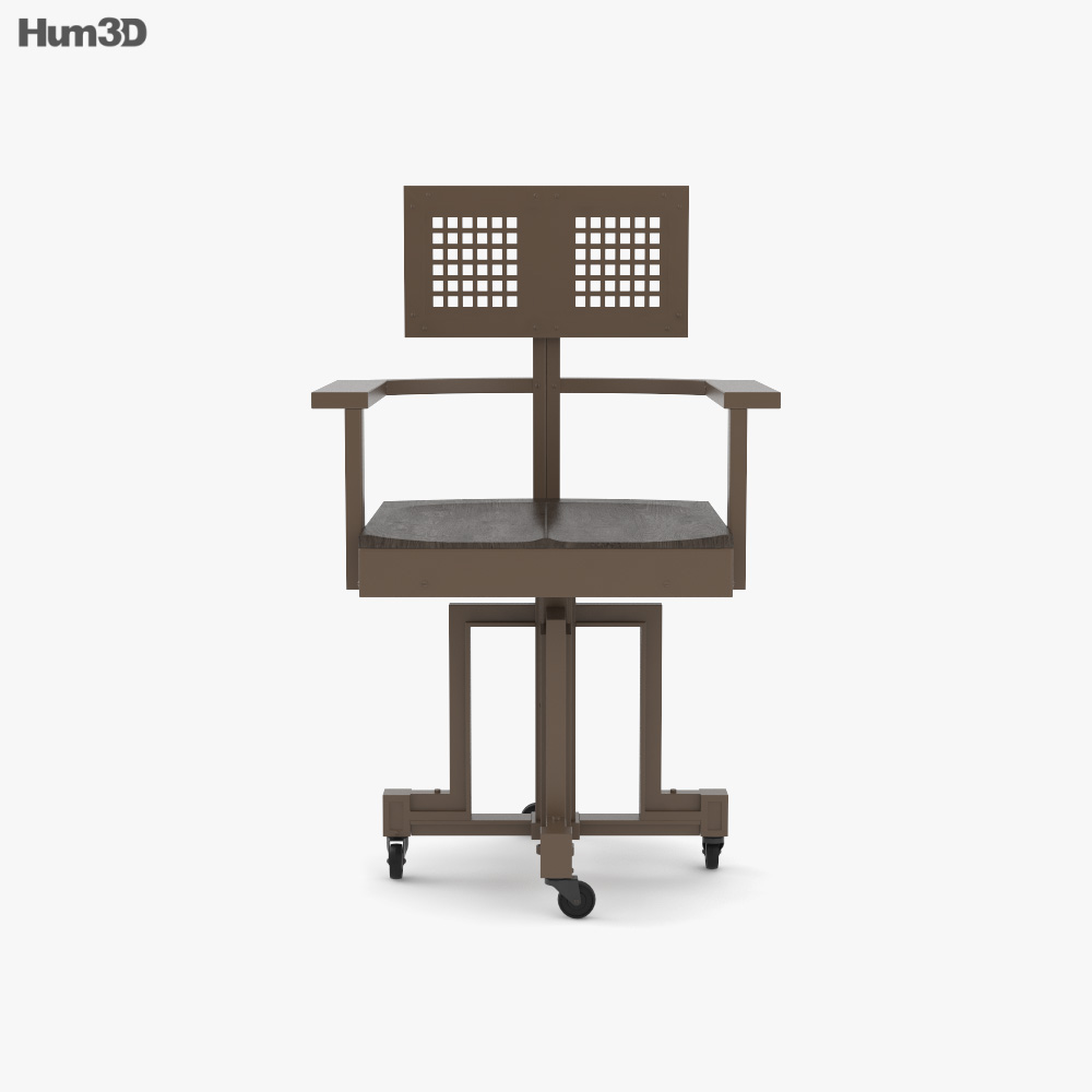 Frank Lloyd For The Larkin Administration Building Wright Chair 3D ...