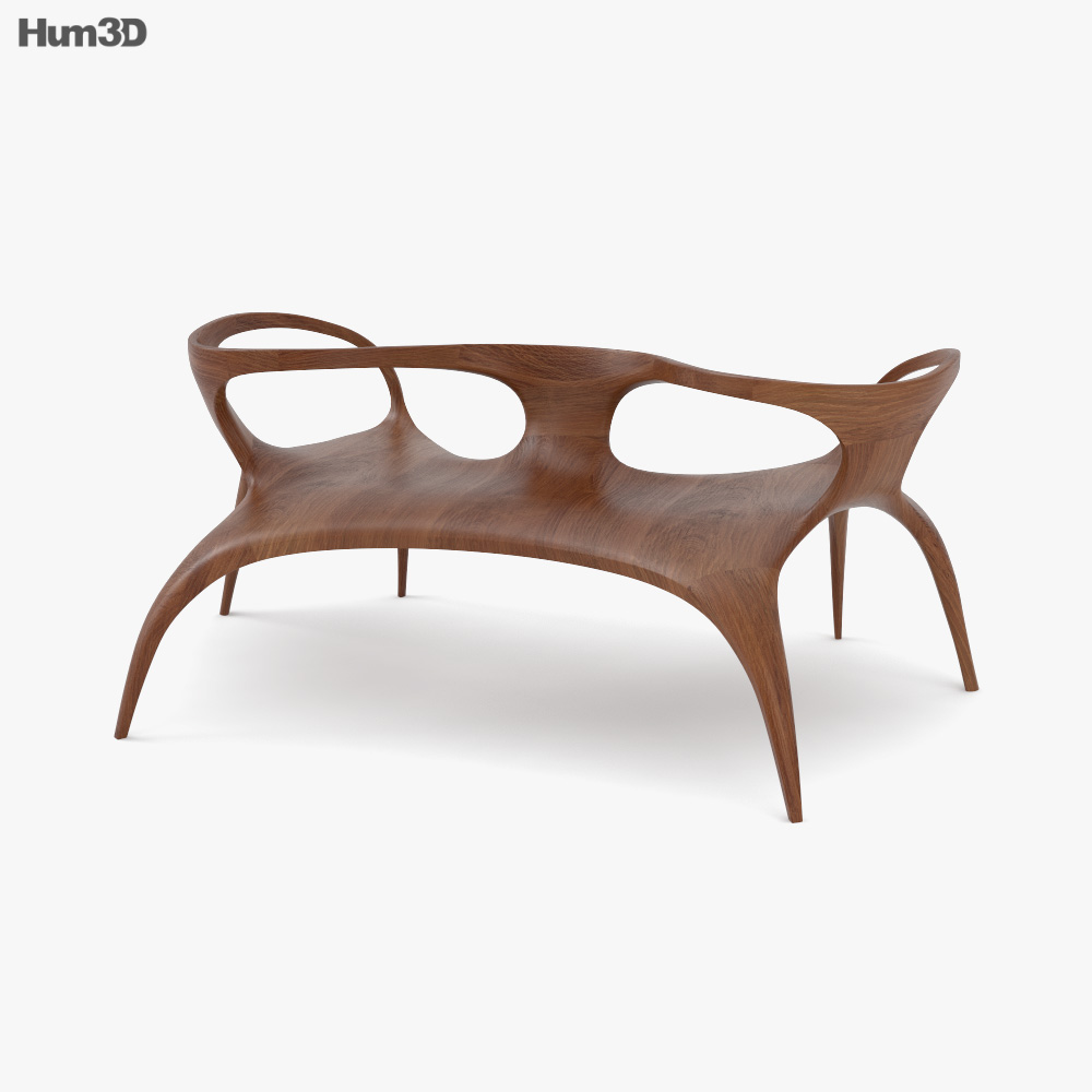 Zaha Hadid UltraStellar Bench 3D model - Download Bench on 3DModels.org