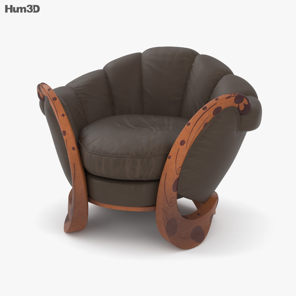 Dragon Armchair 3D model - Download Armchair on 3DModels.org