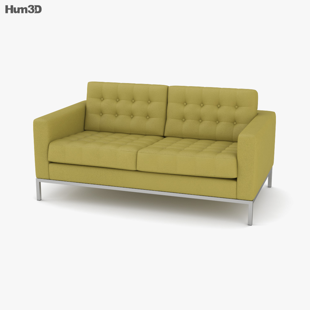 Robin Day Two Seater Sofa 3D model - Download Sofa on 3DModels.org