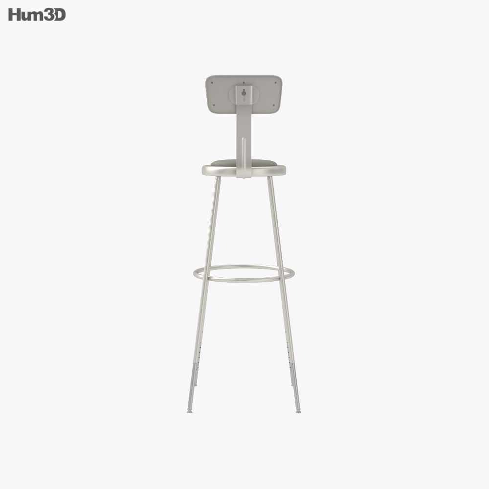 Uline Shoop 원형 시트 바 스툴 3D 모델 - 다운로드 의자 on 3DModels.org