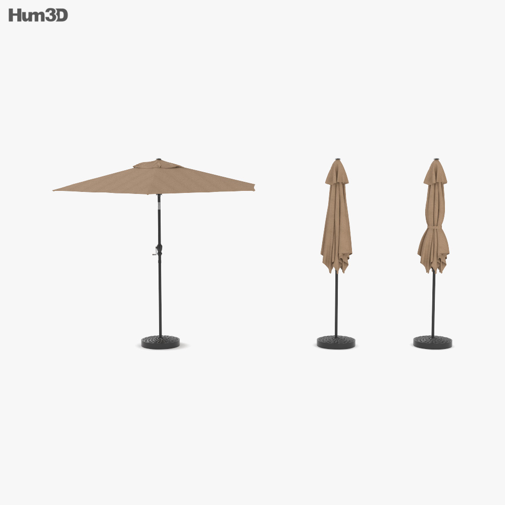 Patio Umbrella 3D model - Download Dynamic Price on 3DModels.org