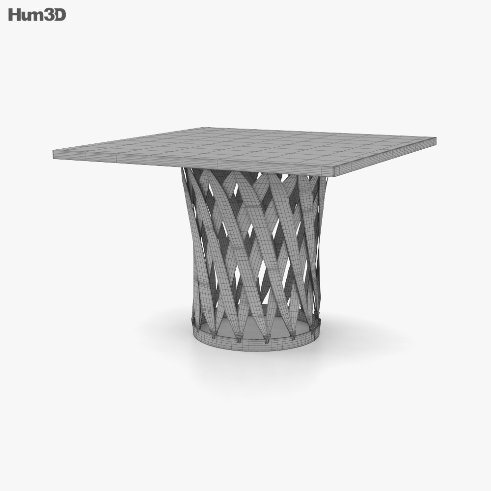 Equipale Dining table 3D model - Download Table on 3DModels.org