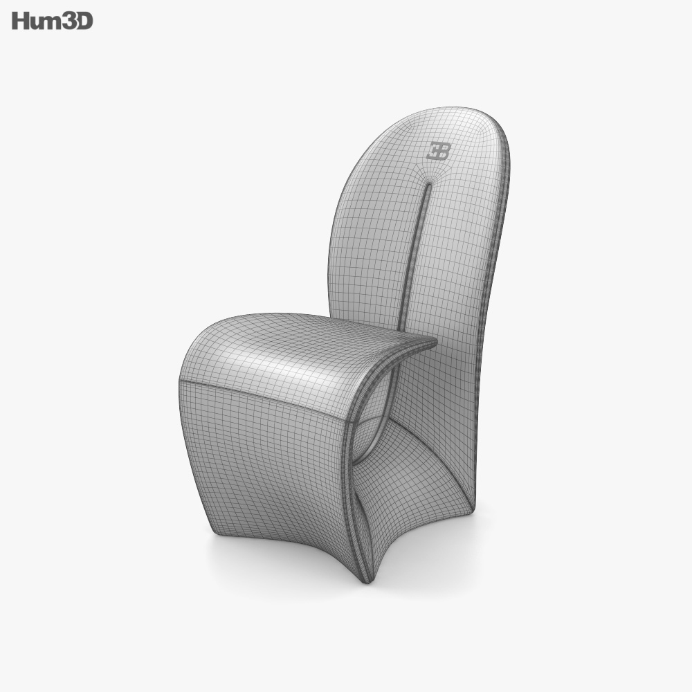 Silla New Cobra de Carlo Bugatti con Curvas Orgánicas Modelo 3D ...