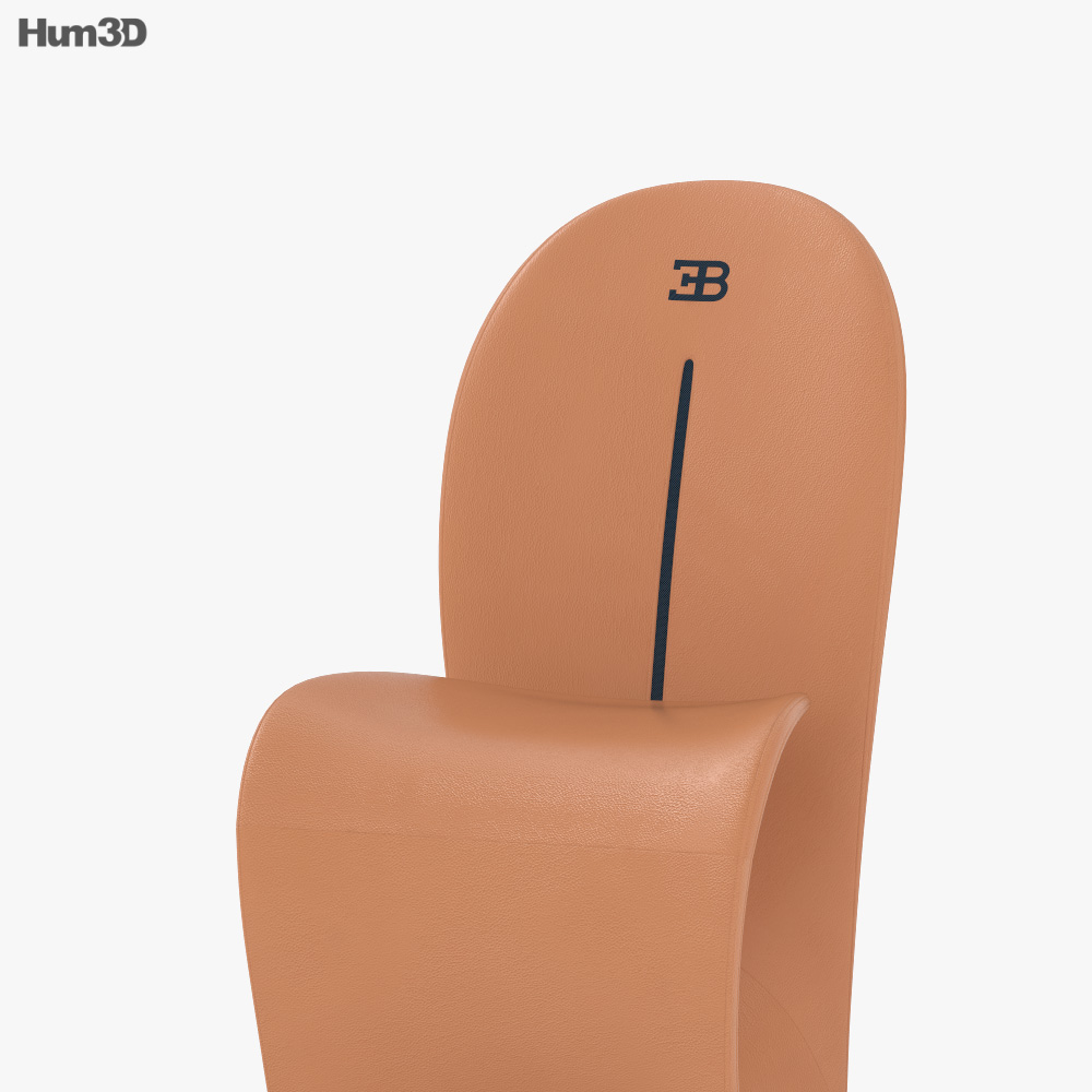 Silla New Cobra de Carlo Bugatti con Curvas Orgánicas Modelo 3D ...