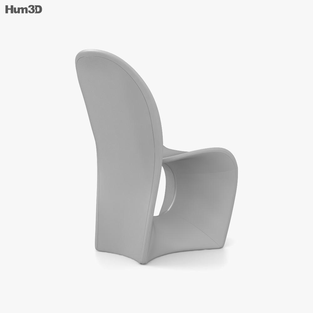 Silla New Cobra de Carlo Bugatti con Curvas Orgánicas Modelo 3D ...