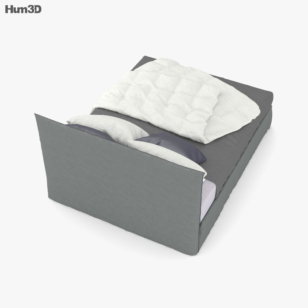 Gervasoni Ghost Bed 3D model - Download Bed on 3DModels.org