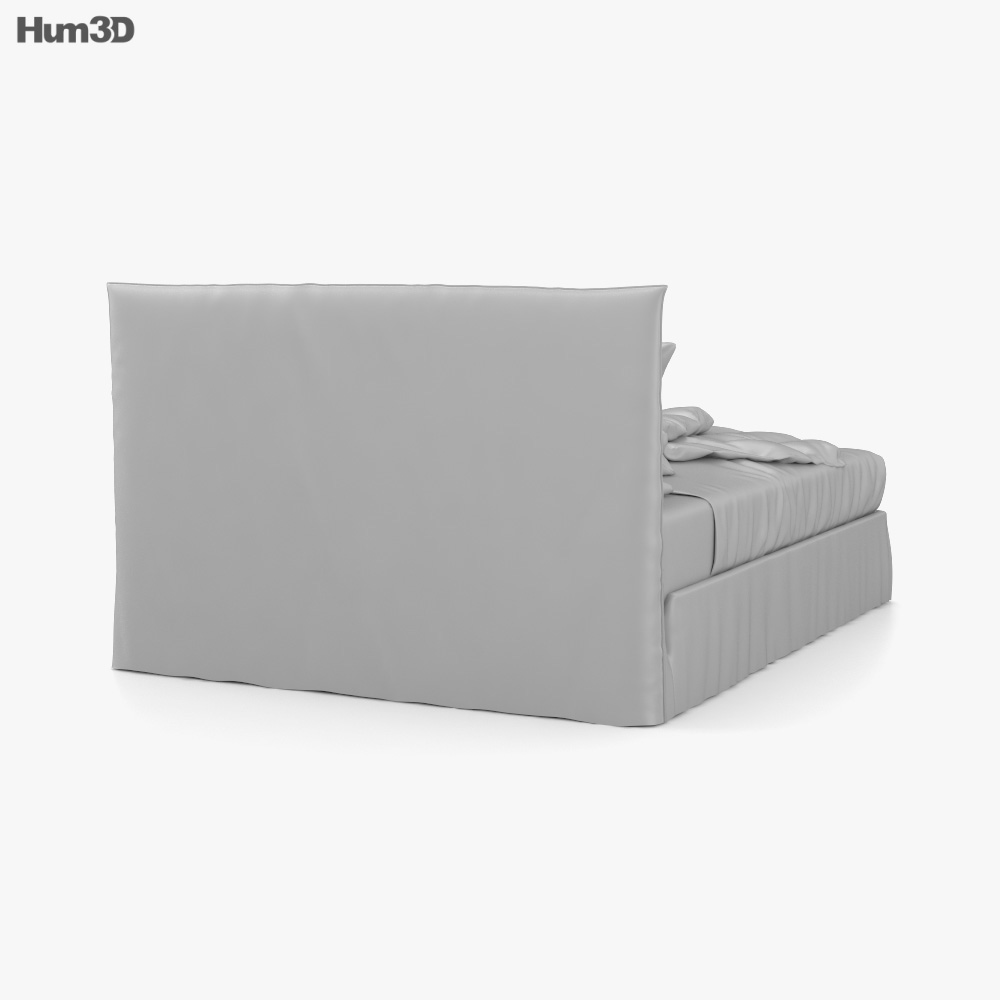 Gervasoni Ghost Bed 3D model - Download Bed on 3DModels.org