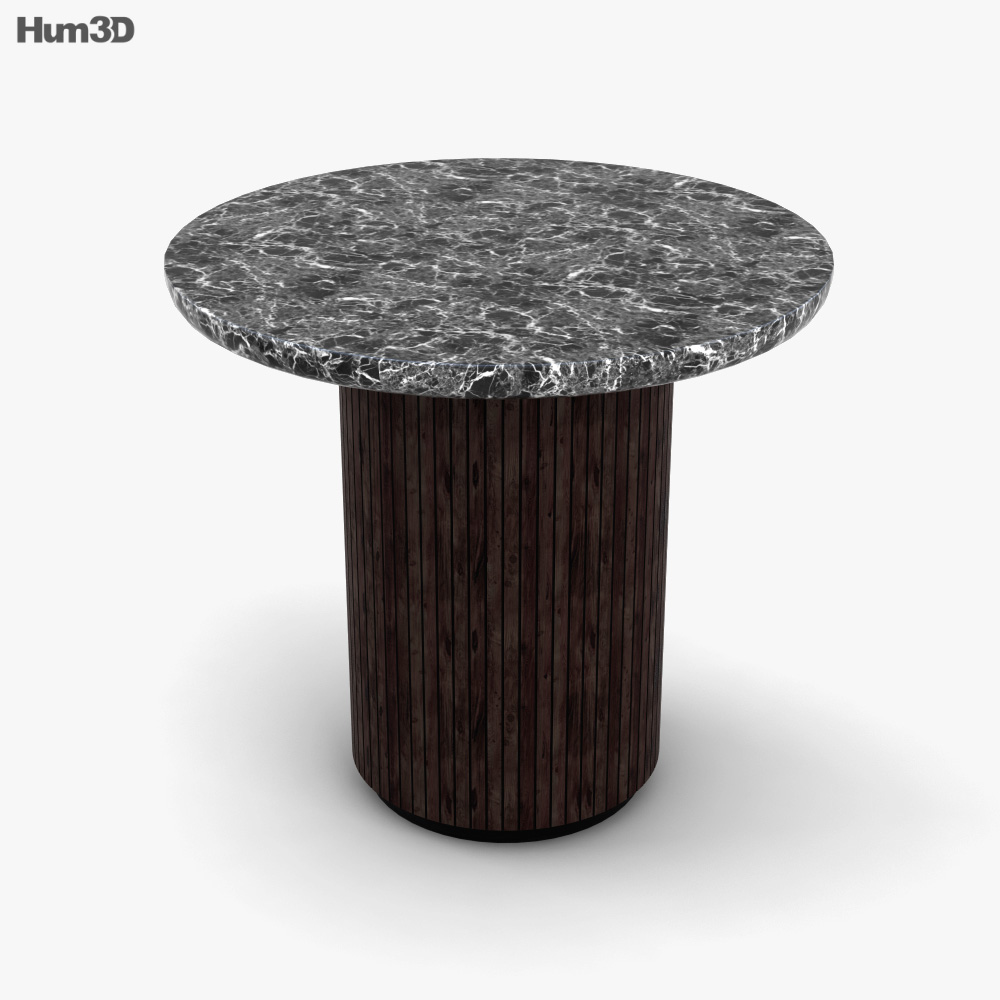 Gubi Moon Lounge Table 3D model - Download Table on 3DModels.org