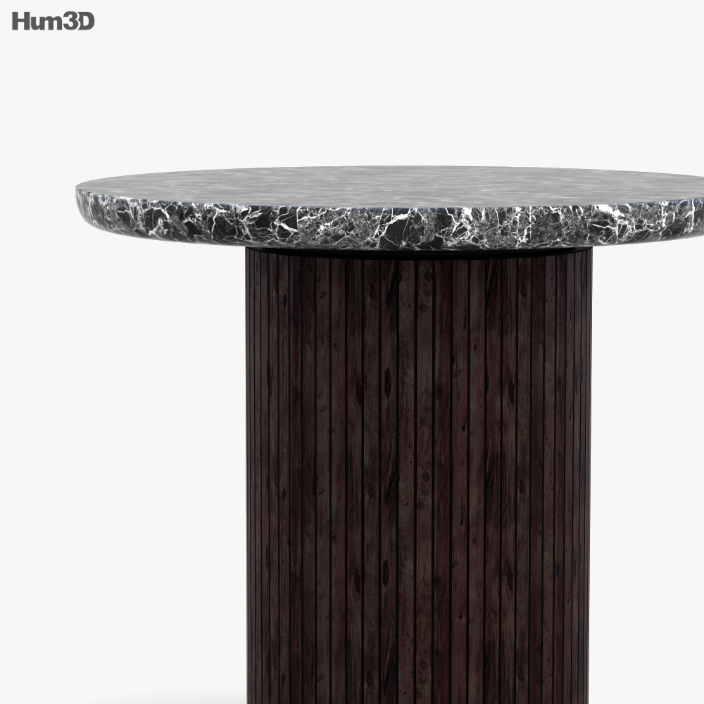 Gubi Moon Lounge Table 3D model - Download Table on 3DModels.org