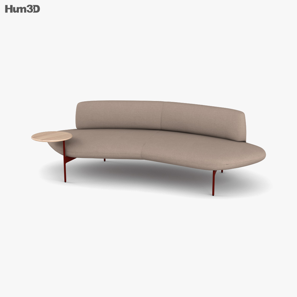 Haworth Openest Feather Sofa 3D model - Download Sofa on 3DModels.org