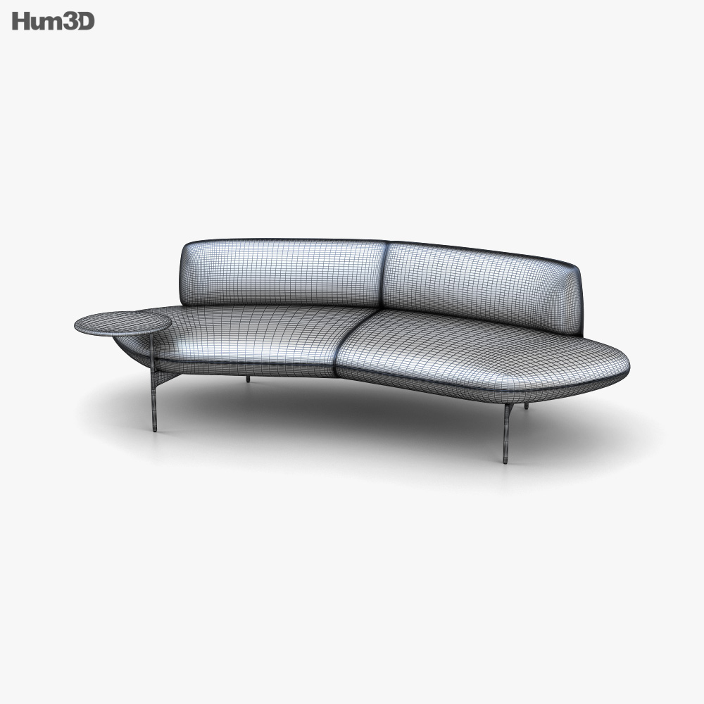 Haworth Openest Feather Sofa 3D model - Download Sofa on 3DModels.org