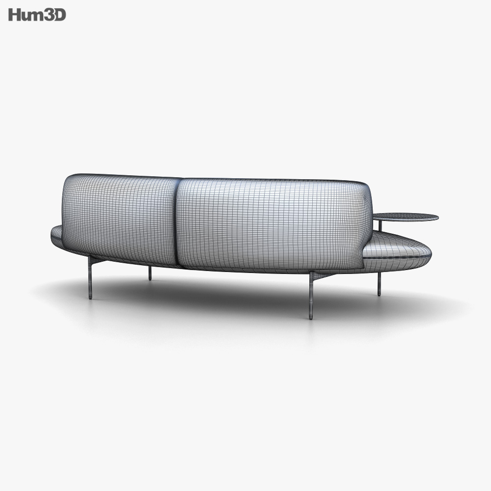 Haworth Openest Feather Sofa 3D model - Download Sofa on 3DModels.org