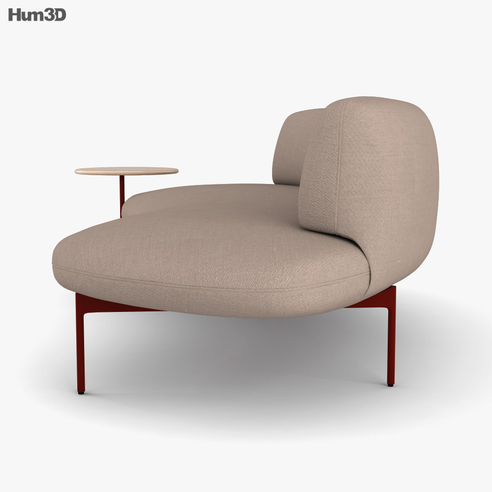 Haworth Openest Feather Sofa 3D model - Download Sofa on 3DModels.org