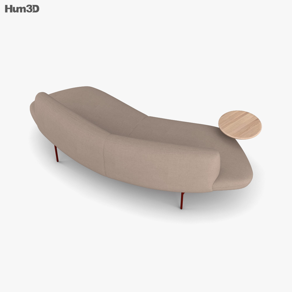 Haworth Openest Feather Sofa 3D model - Download Sofa on 3DModels.org