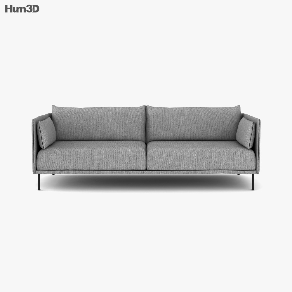 Hay Silhouette Sofa 3D model - Download Sofa on 3DModels.org