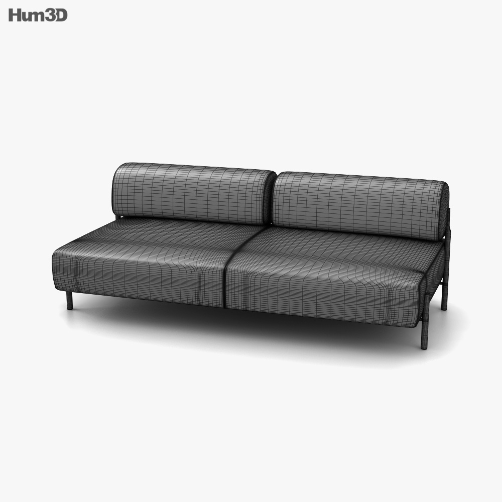 Hem Palo Modular Two-Seat sofa 3D model - Download Sofa on 3DModels.org