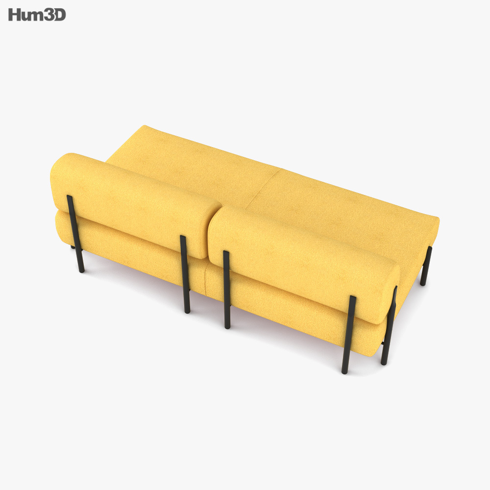 Hem Palo Modular Two-Seat sofa 3D model - Download Sofa on 3DModels.org