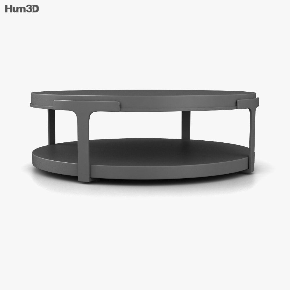 Holly Hunt Tudor Cocktail table 3D model - Download Table on 3DModels.org