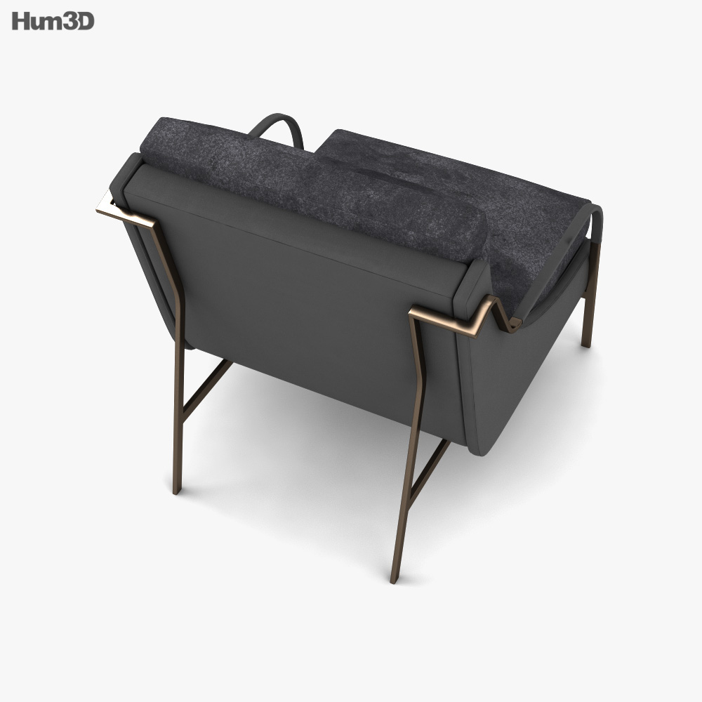 Sillón Holly Hunt Harlow Con Marco de Metal Modelo 3D - Descargar ...