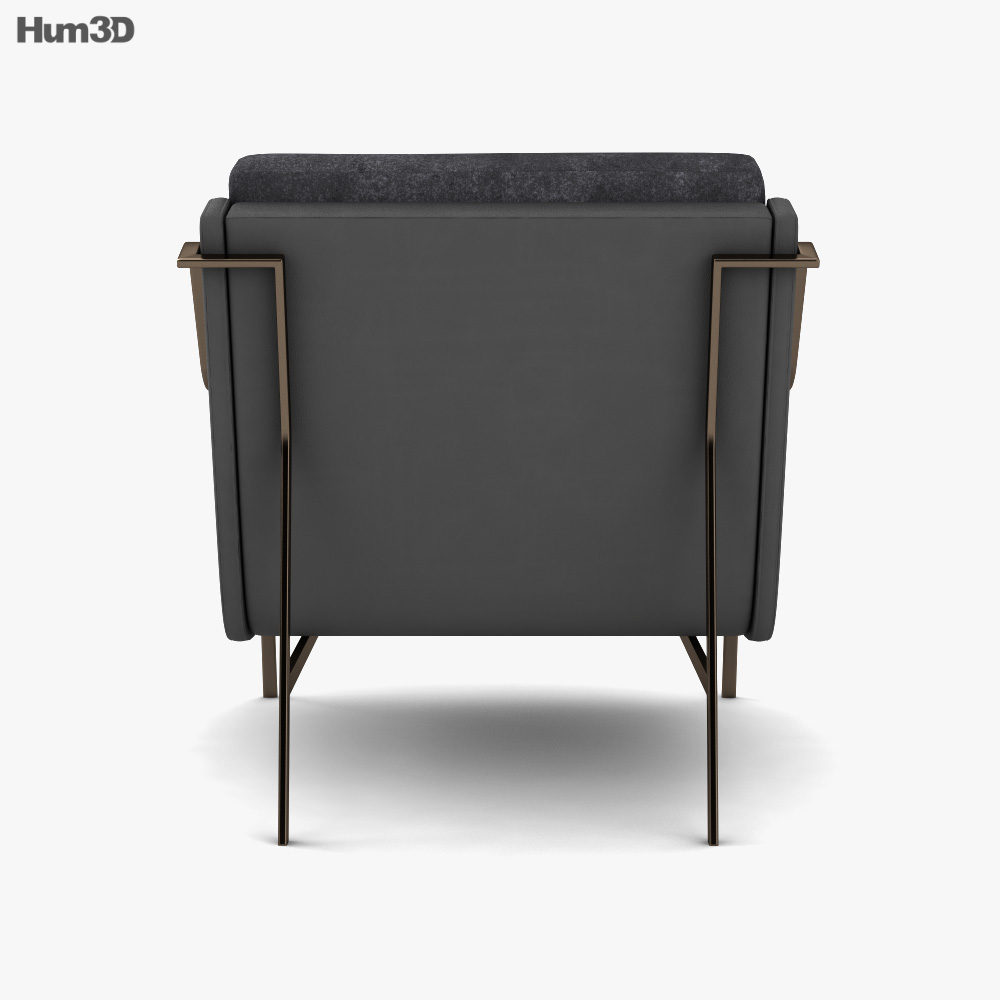 Holly Hunt Harlow Lounge chair 3D model - Download Armchair on 3DModels.org