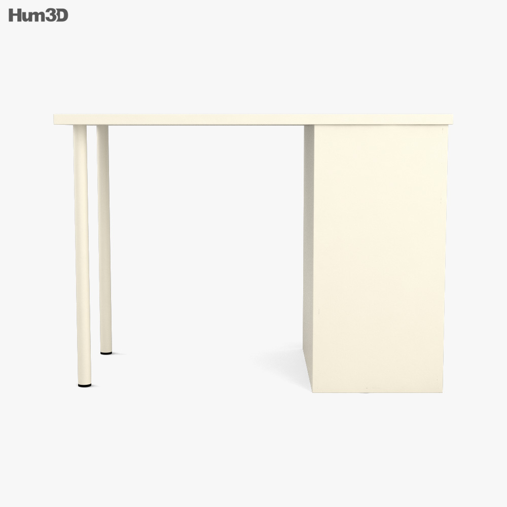 Mesa IKEA Linnmon Para Ordenador Con Cinco Cajones Modelo 3D ...
