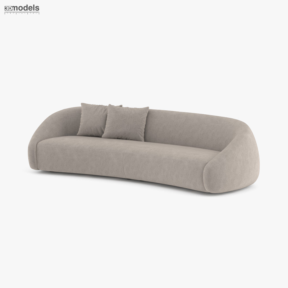La Cividina Apper Sofa Tiga Dudukan oleh Antonio Rodriguez model 3D ...