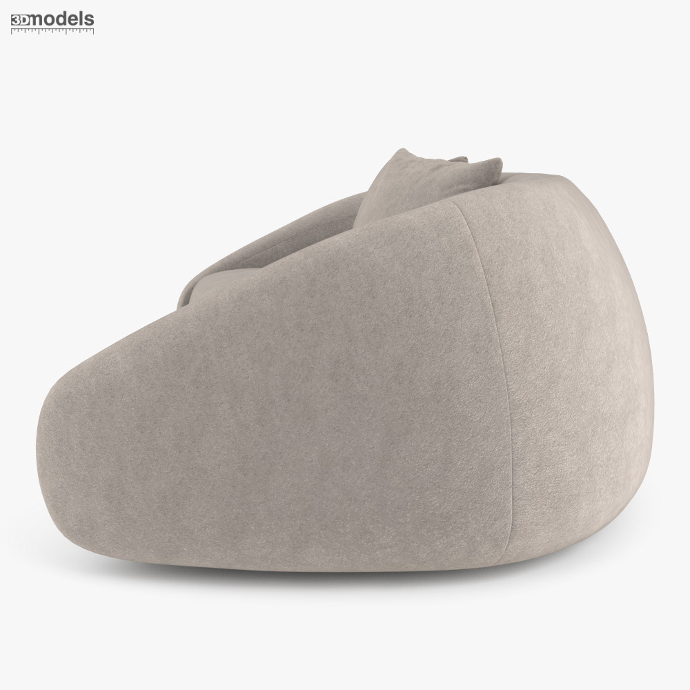La Cividina Apper Sofa Tiga Dudukan oleh Antonio Rodriguez model 3D ...