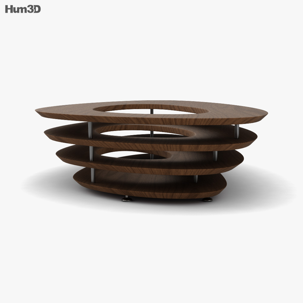 Model 3D Masă de Cafea Interstice de la Ligne Roset - Descarcă Masă pe ...