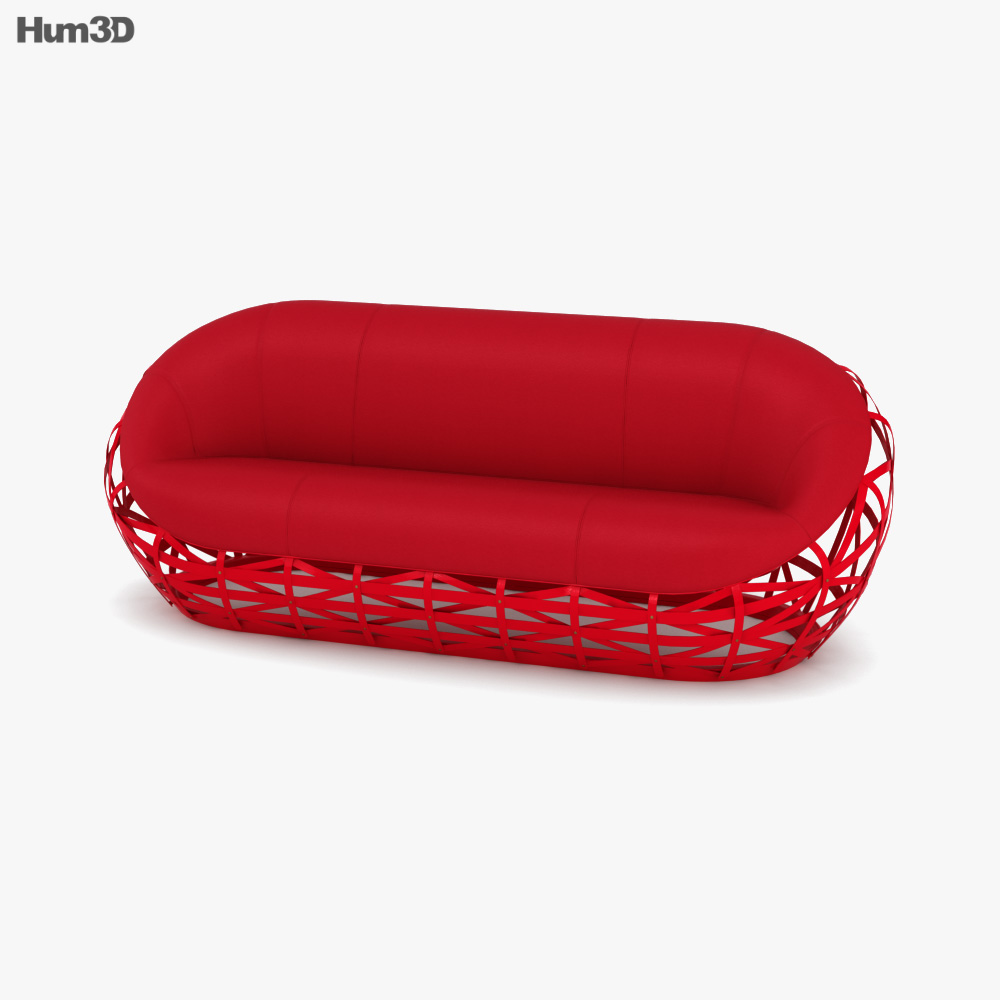 Louis Vuitton Diamond Sofa 3D model - Download Sofa on 3DModels.org