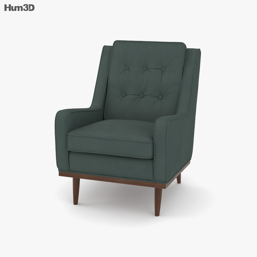 Made Scott Armchair 3D model - Download Armchair on 3DModels.org