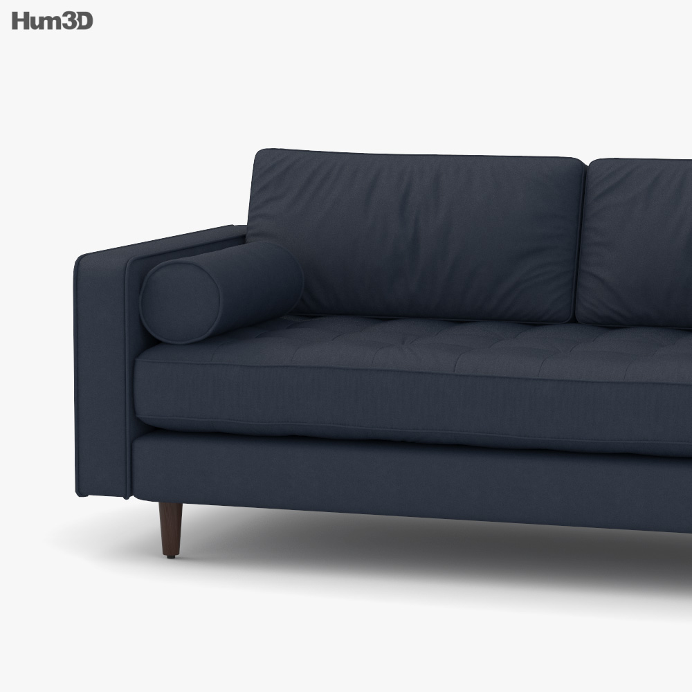 Made Scott Sofa 3D model - Download Sofa on 3DModels.org