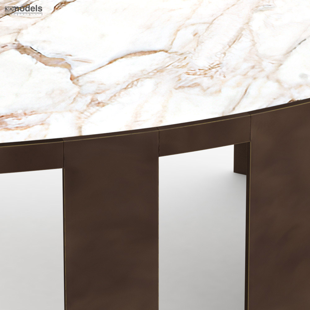 Maison Pouenat Coffee Table Passage 3D model - Download Table on ...