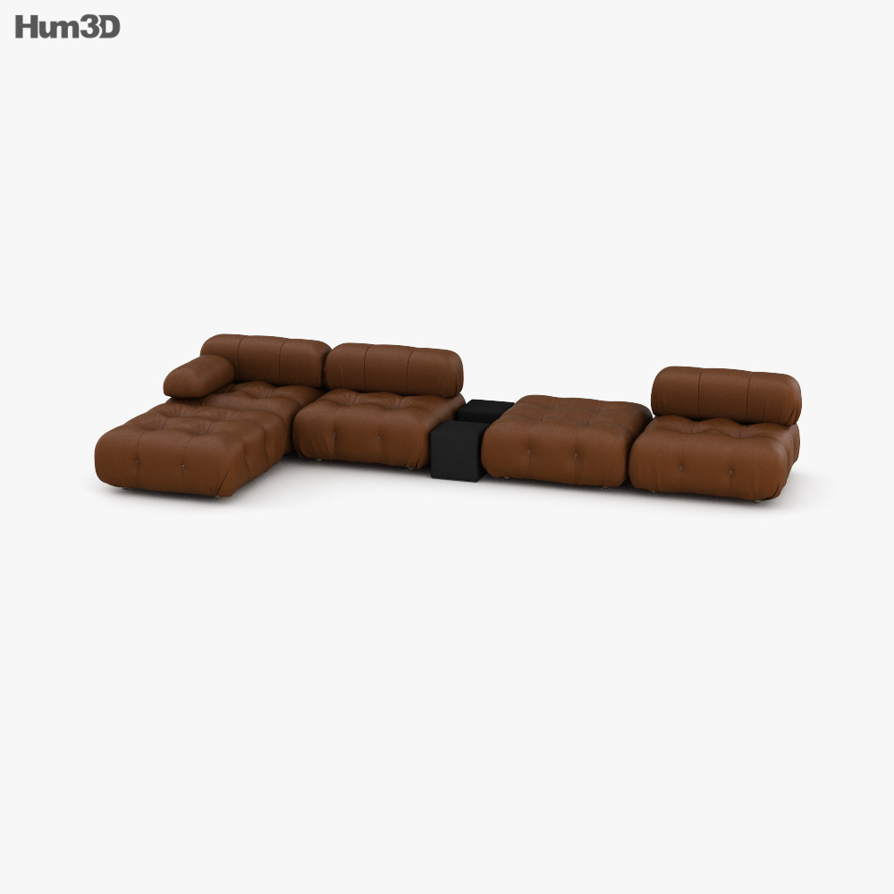 Mario Bellini Cameleonda Sofa 3D model - Download Sofa on 3DModels.org