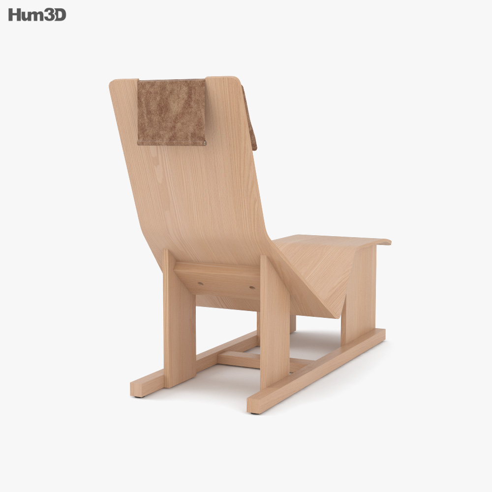 Massproductions 4PM Lounge chair 3D model - Download Chair on 3DModels.org