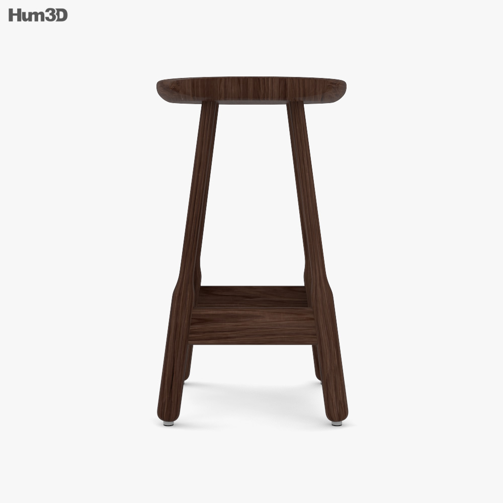 Massproductions Albert Bar stool 3D model - Download Chair on 3DModels.org
