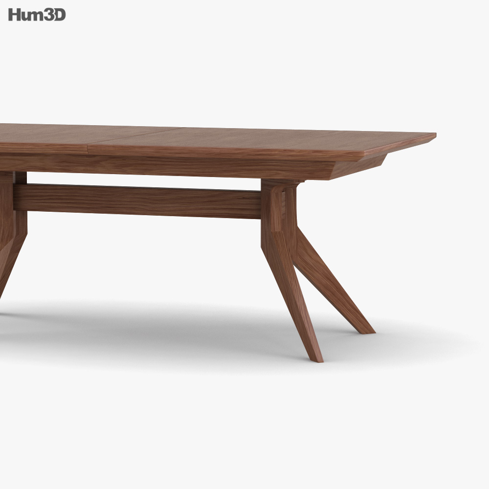 Mesa Extensible con Base en Cruz de Matthew Hilton Modelo 3D ...