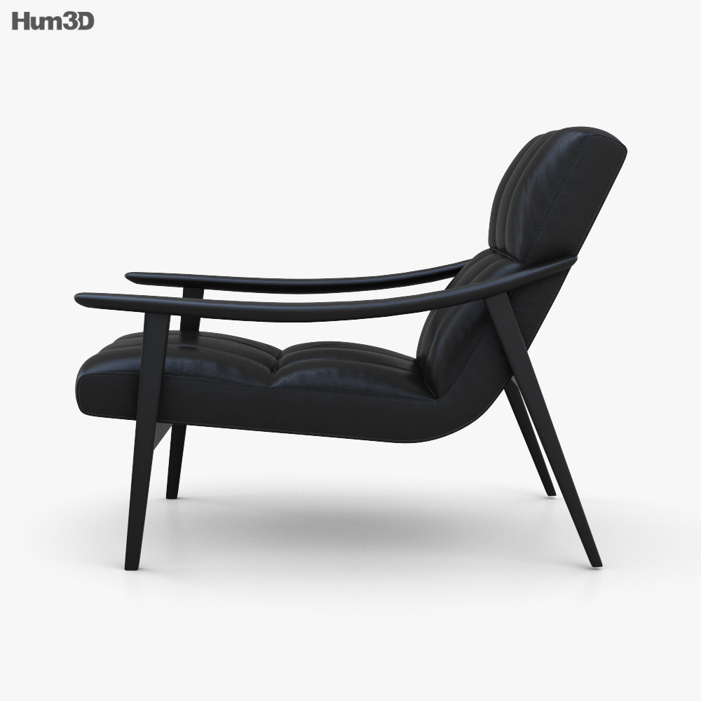 Minotti Fynn Armchair 3D model - Download Armchair on 3DModels.org