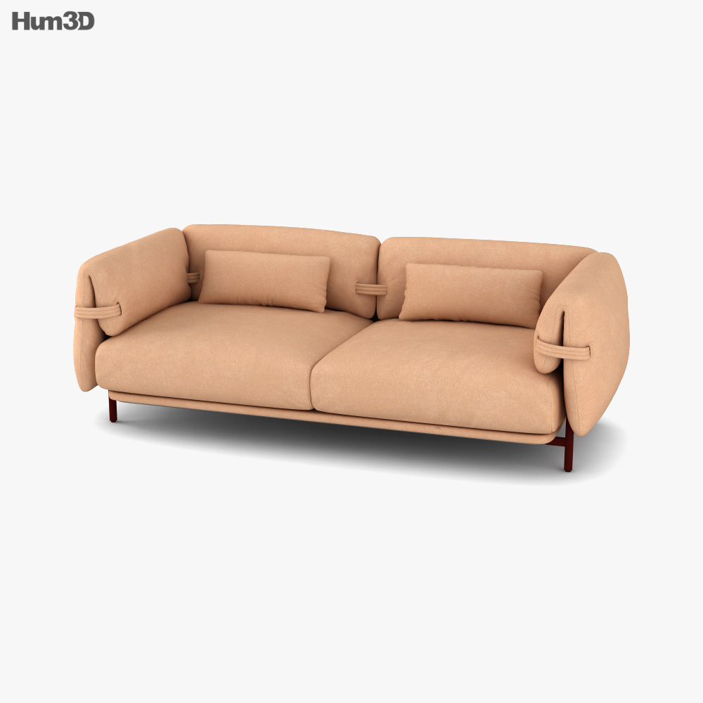 Moroso Belt Sofa 3D model - Download Sofa on 3DModels.org
