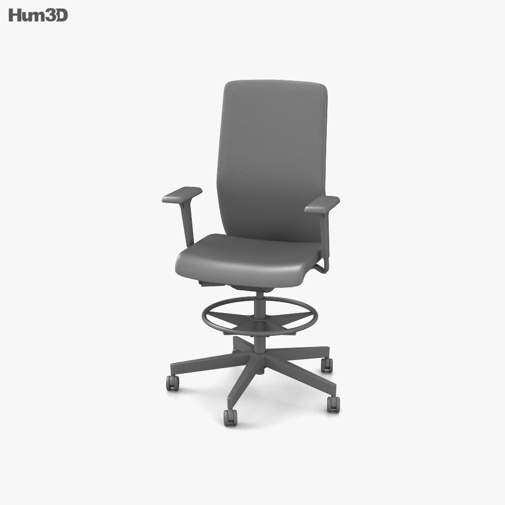 Sillón Narbutas Wind en Rojo Modelo 3D - Descargar Sillón on 3DModels.org
