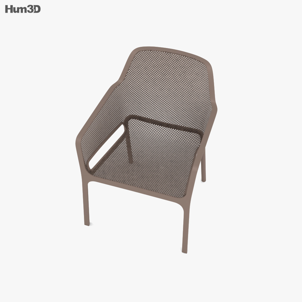 Contemporary Mesh Patio Chair 3D model - Download Chair on 3DModels.org