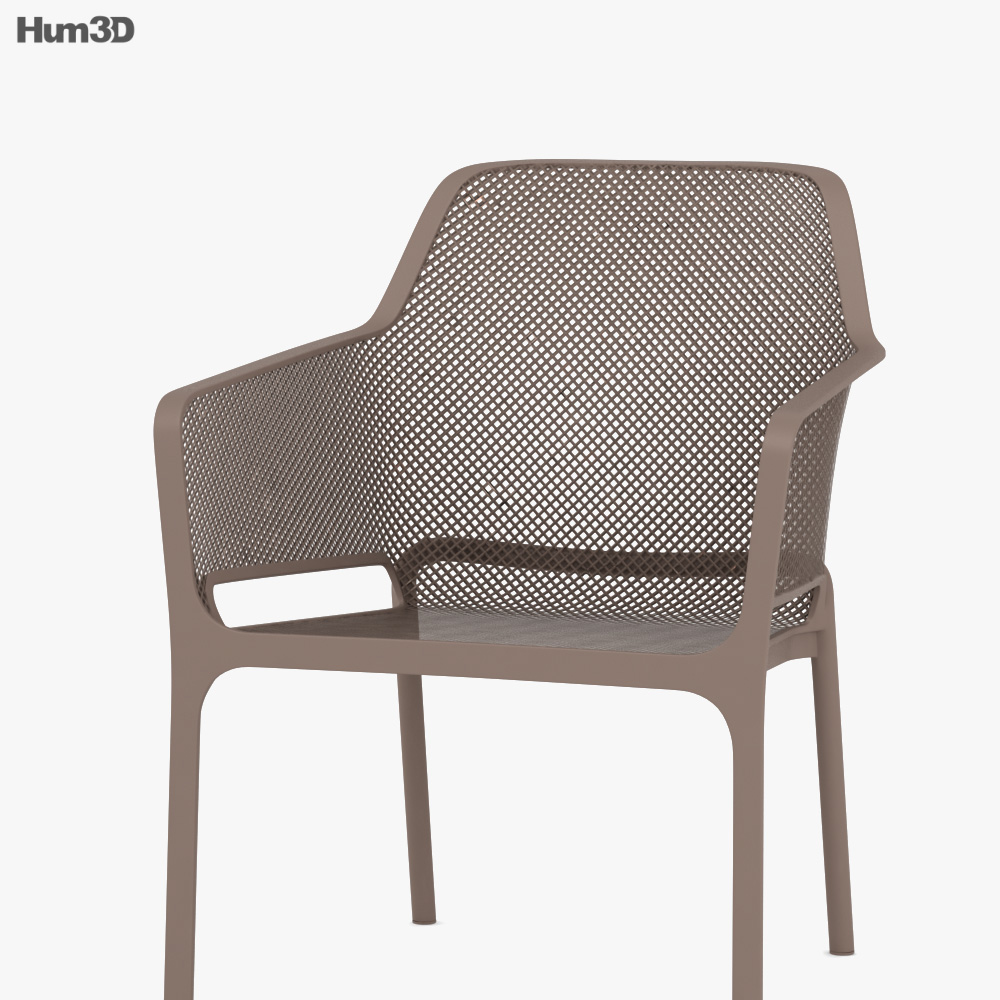 Contemporary Mesh Patio Chair 3D model - Download Chair on 3DModels.org