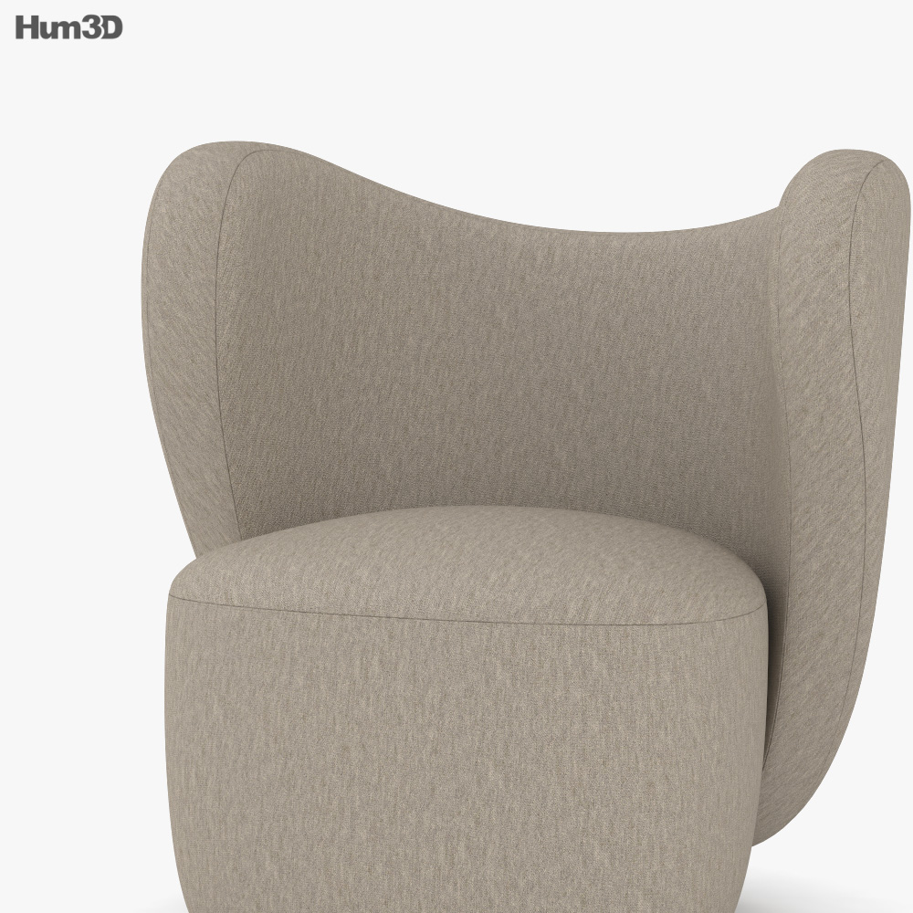 Norr11 Little Big Chair 3D model - Download Chair on 3DModels.org