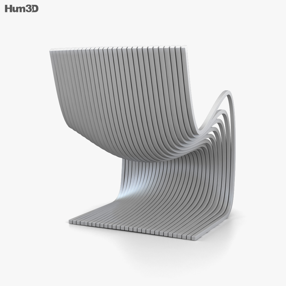 Piegatto Pipo Chair 3D model - Download Chair on 3DModels.org