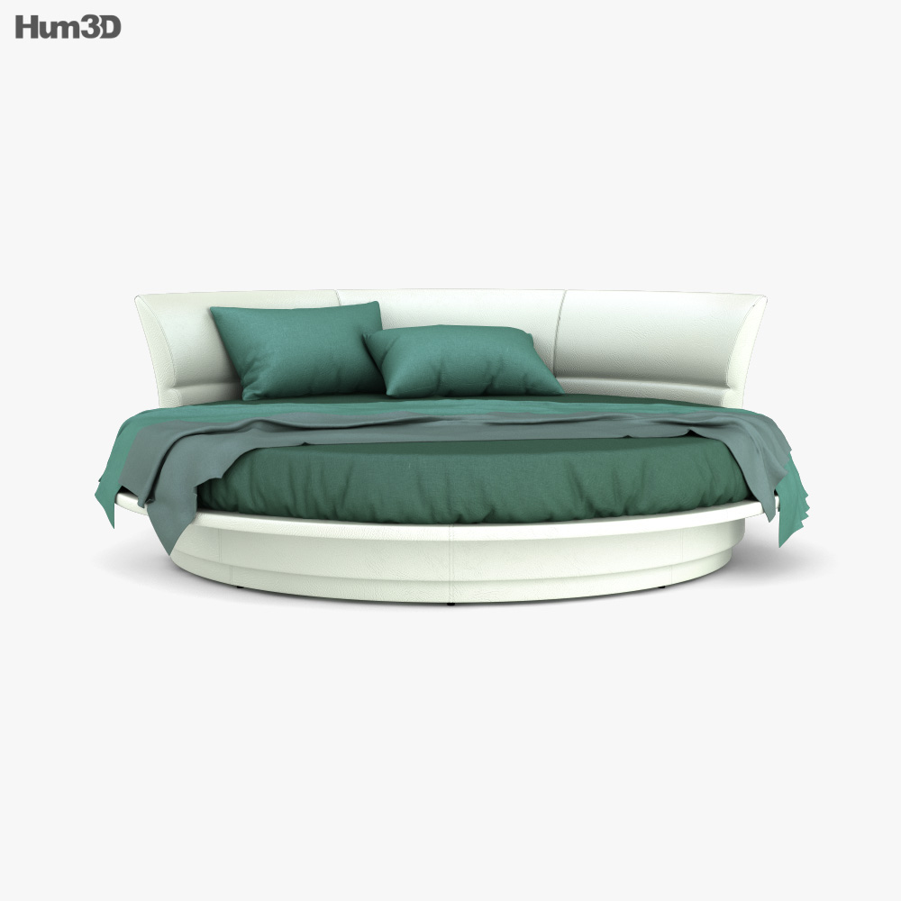 Poltrona Frau Lullaby Due Bed 3D model - Download Bed on 3DModels.org