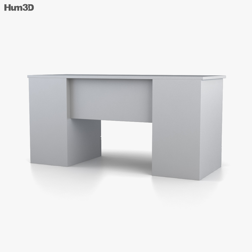 Sauder Computer desk 3D model - Download Table on 3DModels.org