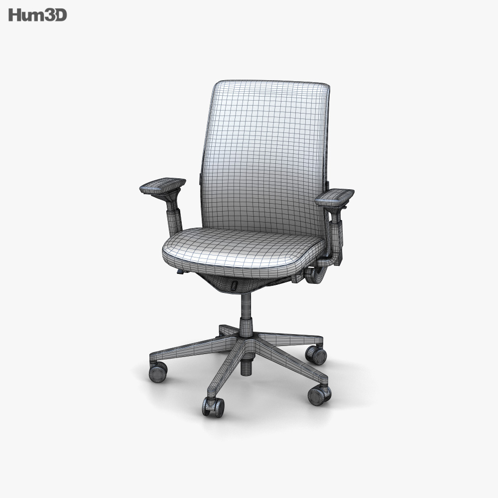 Steelcase Think Office chair 3D model - Download Chair on 3DModels.org
