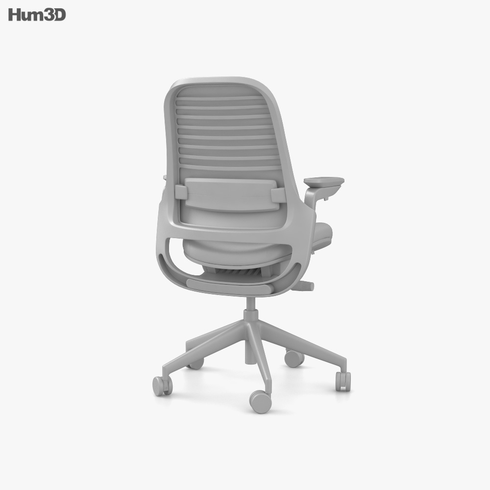 Steelcase Series 1 Office chair 3D model - Download Armchair on ...