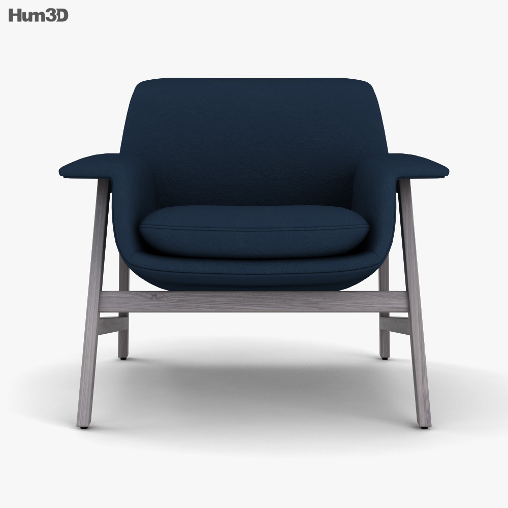 Tacchini Agnese Armchair 3D model - Download Armchair on 3DModels.org