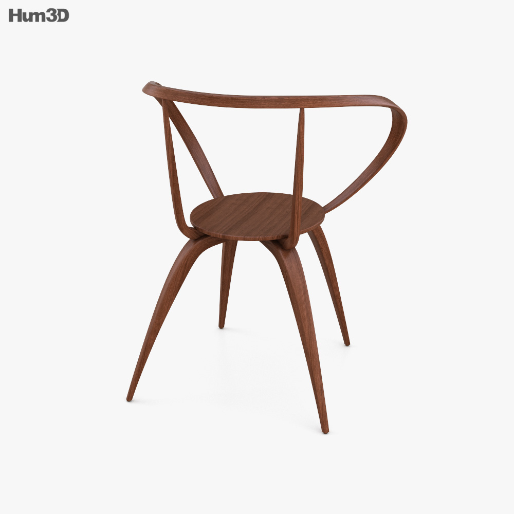 Vitra Pretzel Chair 3D model - Download Chair on 3DModels.org